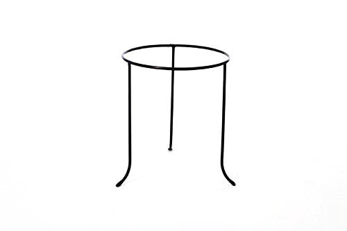 Metal Plate Riser-10 Inches High X 8 Inches in Diameter, Painted Bronz ...