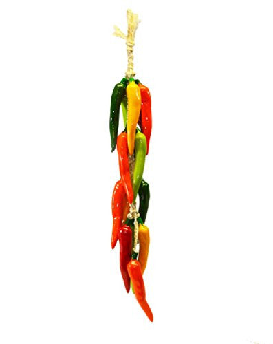 Large Ristra/ Sting of Ceramic Chili Hungaro, with 16 Chiles-25 Inches ...